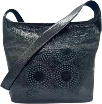 Coach unisex, Pre-owned, Vert, Taille: ONE Size Sac bandouli&egrave;re en cuir Pre-owned