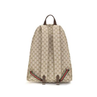 Gucci Mens Beige Polyester Backpack