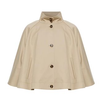 Max Mara Fulcro Poncho - - Jackets - Damen - Beige - ONE SIZE