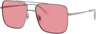 Ray-Ban unisex, Accessoires, Gris, Taille: 56 MM Ari Lunettes de soleil