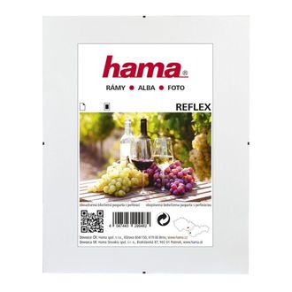 Hama Clip-Fix - 62 x 93 cm transparenter Glasrahmen, transparent, 42 x 60 cm, 620 mm, 915 mm