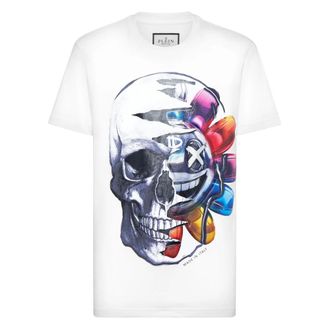 Philipp Plein Herren, Oberteile, Wei&szlig;, XLGr&ouml;&szlig;e