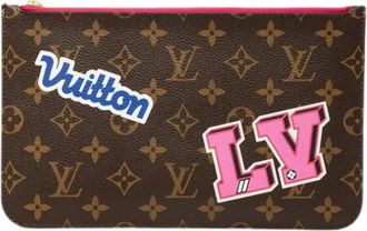 Louis Vuitton Pre-owned Neverfull Pouch - Femme - Pre-owned - Brun - Taille: ONE Size
