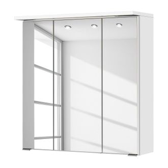Casa home24 Spiegelschrank II 60cm Weiß/Weiß