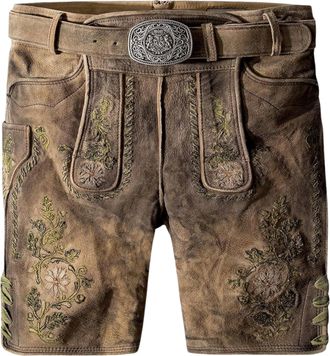 Stockerpoint Herren Franz Trachtenlederhose, uroid grün, 56