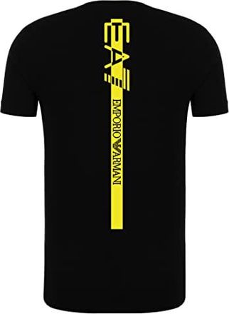 Emporio Armani T-shirt pour homme EA7 3KPT06 PJ03Z, manches courtes, col rond, Noir, Medium