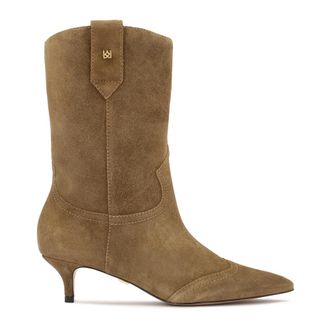 Kazar Braune Wildlederstiefel mit niedrigem Absatz - - Shoes - Damen - Braun - 35 EU