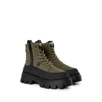 Palladium Bottines compens&eacute;es en coton