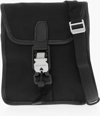 Neil Barrett Solid Color Mini Bag with Leather Trims size Unica