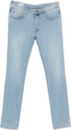 Incotex Homme, Jeans, Bleu, Taille: W34 Jean cinq poches d&eacute;lav&eacute;