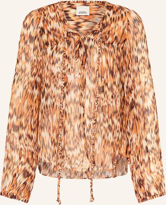 Isabel Marant Isabel Marant Blusenshirt Ametissa Aus Seide orange