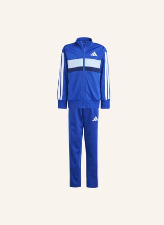 adidas Seasonal Essentials Tiberio 3-Streifen Tricot Kids Trainingsanzug blau