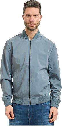 Guess Homme, Vestes, Bleu, Taille: 2XL Veste Enti&egrave;rement Zipp&eacute;e