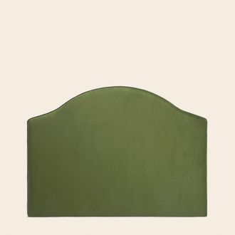 Madura T&ecirc;te De Lit Tapiss&eacute;e Cephee Dalila vert amande - VERT