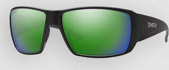 Smith GuideS Choice Matte Black Sonnenbrille cp glass plrzd grn mirror