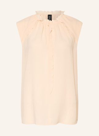 Marc Cain Blusentop Mit R&uuml;schen beige