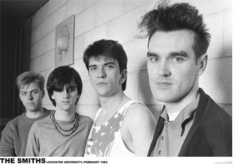 Smiths Poster - THE Leicester Uni 1984 - Morrissey ca85x60cm NEU 15237