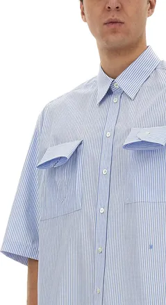 Moschino Cuff Details Shirt - Blue