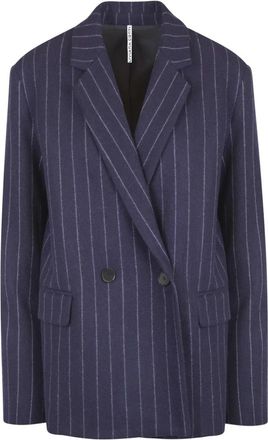 Liviana Conti Femme, Vestes, Bleu, Taille: 36 FR Giacca Albert