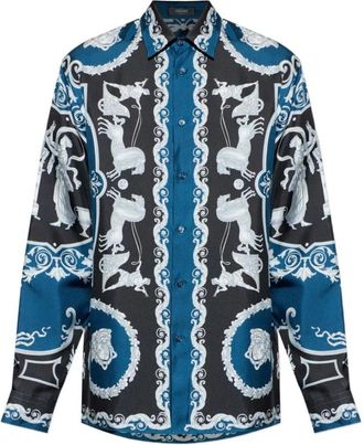 Versace Homme, Chemises, Multicolore, Taille: M Versace Chemises