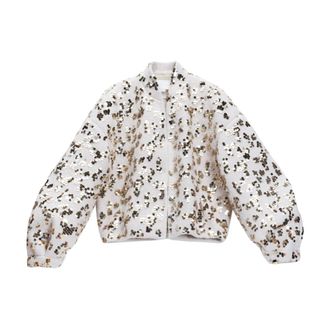 Genny Femme, Vestes, Multicolore, Taille: 38 FR Bomber Paillettes