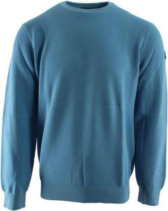 Paul & Shark Homme, Pulls, Bleu, Taille: XL Pull ras du cou en laine m&eacute;rinos &agrave; demi-zip