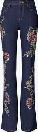 Tory Burch Verzierte Bootcut-Jeans