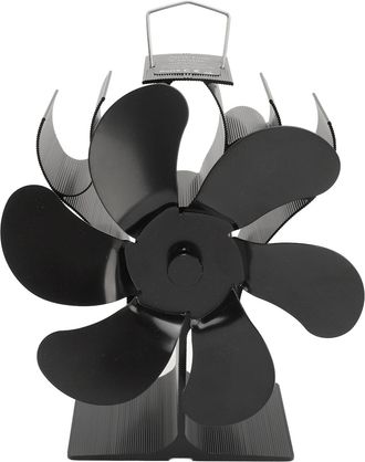 ZJchao Yctze Effizienter W&auml;rmebetriebener Ofenventilator mit 6 Fl&uuml;geln - Leiser Kaminventilator f&uuml;r Holzbrenner, Thermoelektrisches Design Verbessert die Zir