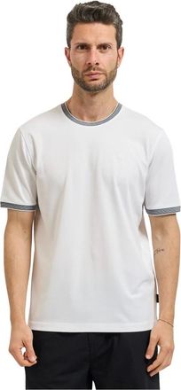 Bugatti Homme, Tops, Blanc, Taille: 4XL Bugatti T-shirts et Polos