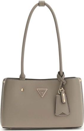 Guess sac &agrave; &eacute;paule Meridian II Shoulder Satchel Bag Dark Taupe