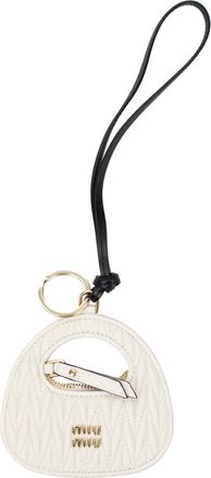 Miu Miu Porte-cl&eacute;s Femme &Agrave; La Peau Blanche