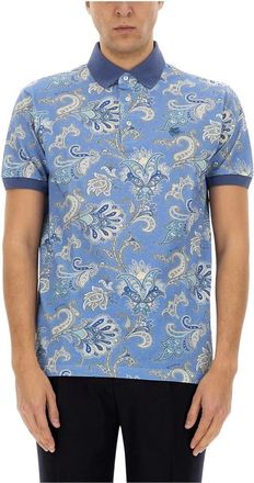 Etro Homme, Tops, Bleu, Taille: S Polo Roma