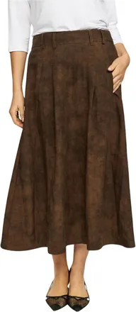 2-Biz Femme, Jupes, Brun, Taille: 38 FR Midi Skirts