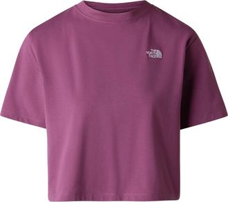 The North Face Femme, Tops, Violet, Taille: 40 FR Evolution Simple Dome Crop T-shirt