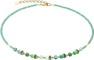 Coeur de Lion Halskette - Halskette Mini Cubes - Gr. unisize - in Gr&uuml;n - f&uuml;r Damen