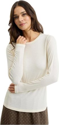 In Front IN Front, Femme, Tops, Blanc, Taille: 40 FR Long Sleeve Top