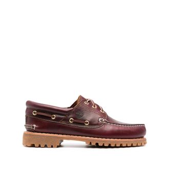 Timberland Homme, Chaussures, Rouge, Taille: 43 1/2 EU Chaussures Plates Bordeaux
