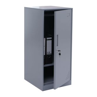 Mendler Spind HWC-P63, Schließfach Wertfachschrank Schließfachschrank Tür Kleiderstange, 90x38x45cm Stahl - grau