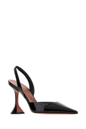 Amina Muaddi Slingback Heel - Black