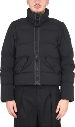 Ten c Homme, Vestes, Noir, Taille: M Austral Down Jacket-Vest