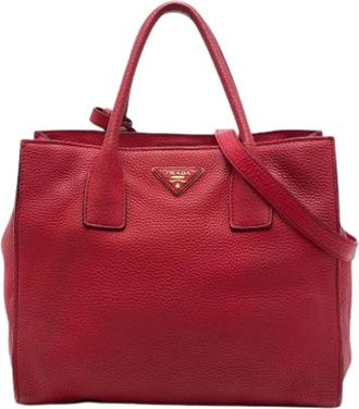 Prada Sac bandouli&egrave;re Pre-owned - Femme - Pre-owned - Rouge - Taille: ONE Size