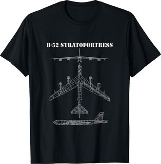 The Salty Veteran B-52 Stratofortress Flugzeuge Flugzeug Bomber B52 T-Shirt