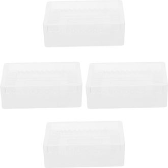 Valiclud 4 St&uuml;ck rutschfeste wasserdichte M&ouml;belfu&szlig;schoner aus Transparentem Dickem Silikon Sch&uuml;tzende Stuhl Tischbeinabdeckungen Ger&auml;uschd&auml;mpfend Wiederverwend