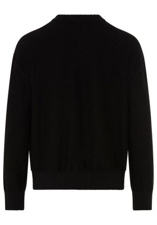 HUGO BOSS Strickpullover Relaxed Fit, Rundhalsausschnitt, softe Strickqualit&auml;t