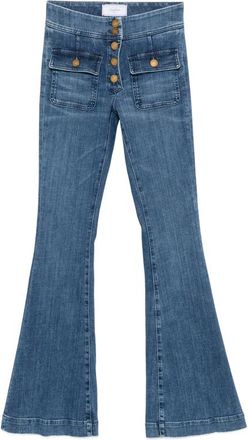 Seafarer Button-fastening Flared-leg Jeans