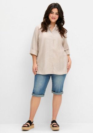 Sheego Klassische Bluse 3/4-Arm-Bluse 3/4-Arm