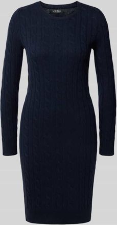 Lauren Ralph Lauren Knielanges Strickkleid aus Lammwolle-Kaschmir-Mix