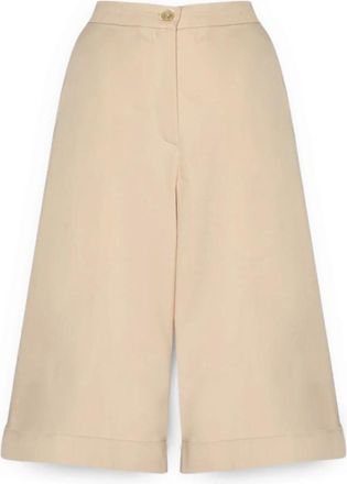 Elena Miro Femme, Shorts, Beige, Taille: 44 FR Cotton Blend Shorts