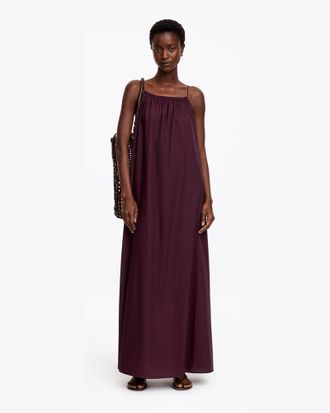 Arket Strandkleid Aus Lyocell Und Baumwolle -Lila