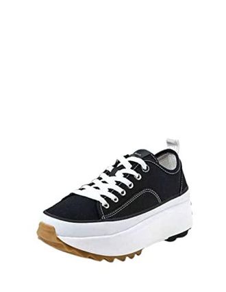 Pepe Jeans London Woking Cord, Basket Femme, Noir (999BLACK), 39 EU